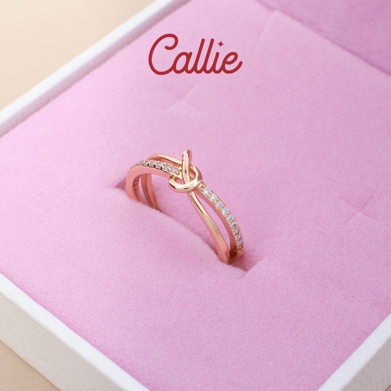 Callie Exclusive Double Knot Promise Ring Adjustable shop.callie ...