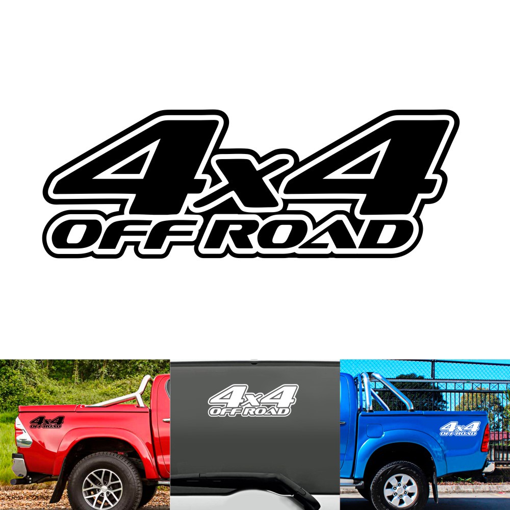 Waterproof Vinyl Decal 4x4 Off-Road Car Sticker Decoration for ...