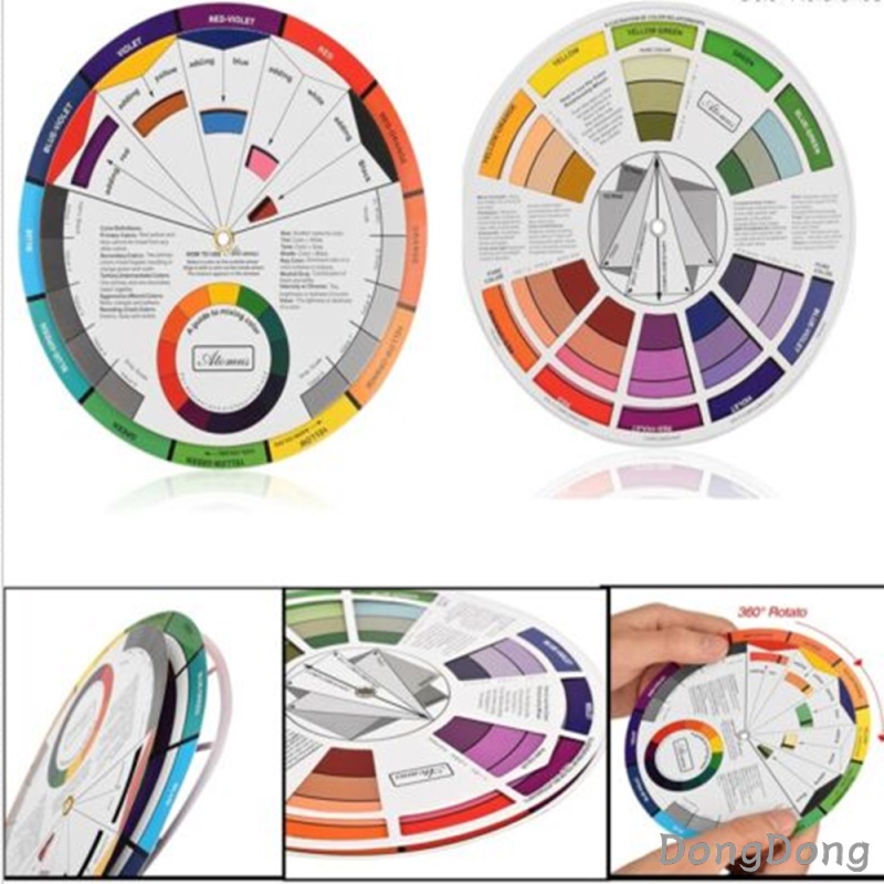 Creative Color Wheel, Paint Mixing Learning Guide Art Class Teaching ...