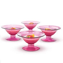 4pcs Dessert Cup Tupperware Set Tablescape Dinnerware cups KITCHENWARE ...