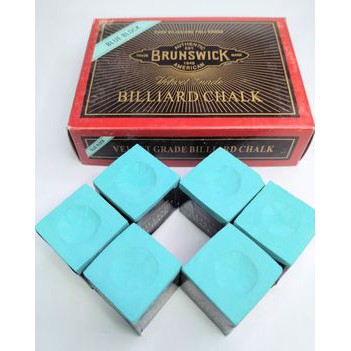 6pcs Billiard Brunswick Chalk Green ( tisa ng tako ng bilyaran ) | Shopee Philippines