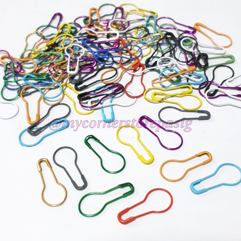 30 pcs Metal Stitch Marker Safety Pin | Shopee Philippines