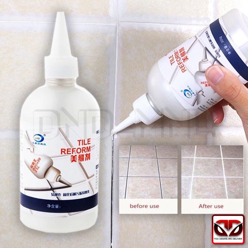 D&D Tile Reform Floor Seam Gap Waterproof Bathtub Reform of Tile Grout ...