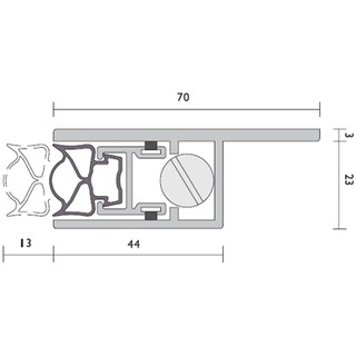 Raven RP38Si Clear Automatic Door Bottom Seal 915MM | Shopee Philippines
