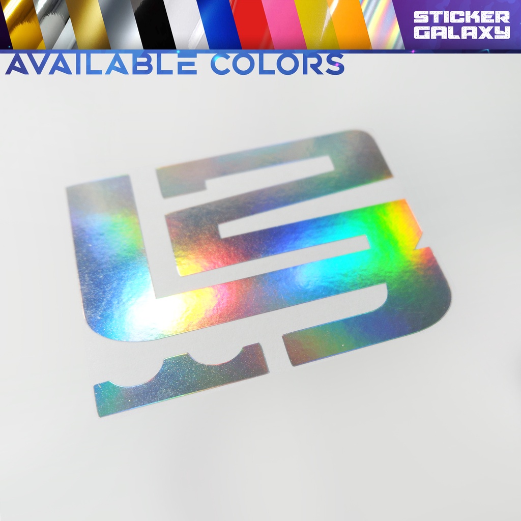 LEBRON JAMES LOGO VINYL STICKER WATERPROOF decal for phone, laptop, pc ...