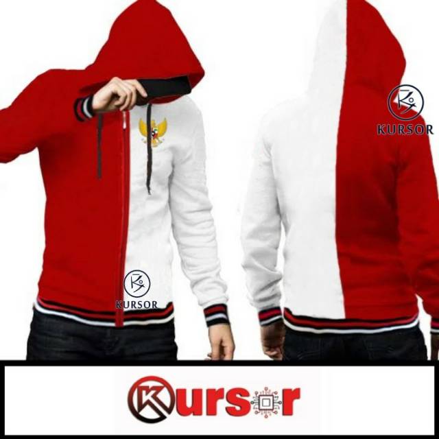 Garuda White Red Jacket | Shopee Philippines