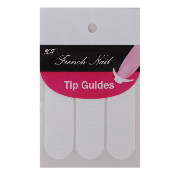 1 Sheet French Manicure Tip Guides Strip Nail Art Toes Tools | Shopee ...