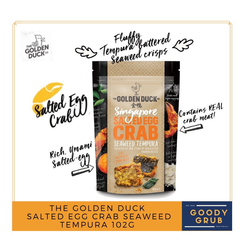 The Golden Duck Salted Egg Crunchy Crisps Chips | Fish Skin | Potato ...