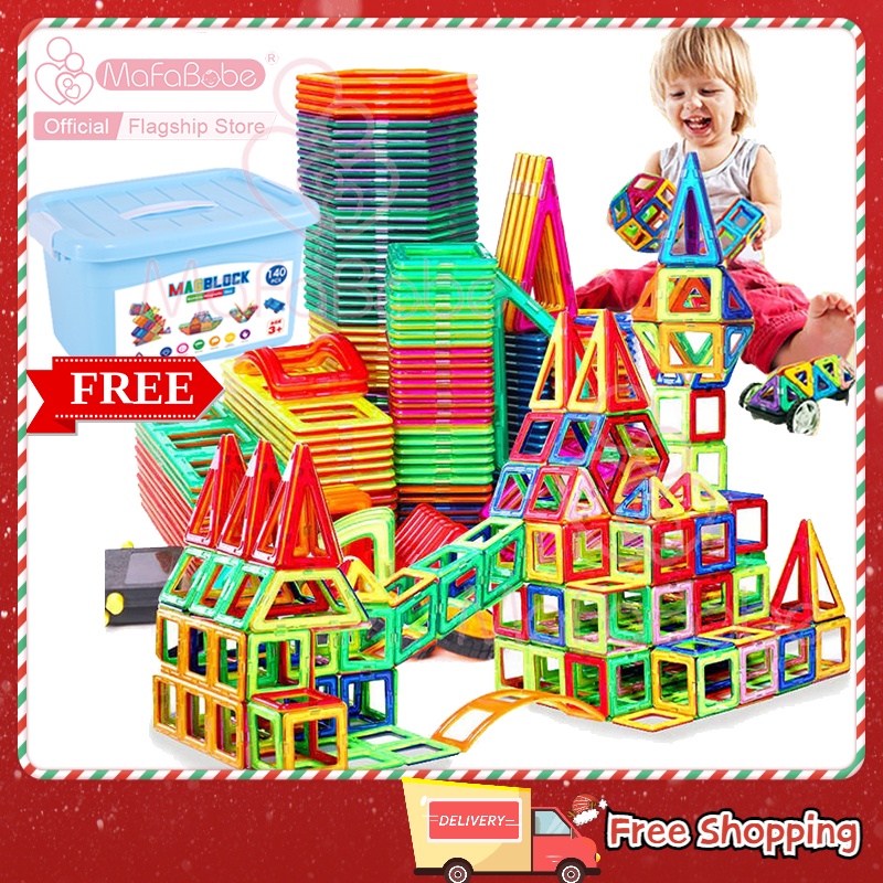 Big Size Magnetic Bricks Building Blocks Set Constructor Games Magnet ...