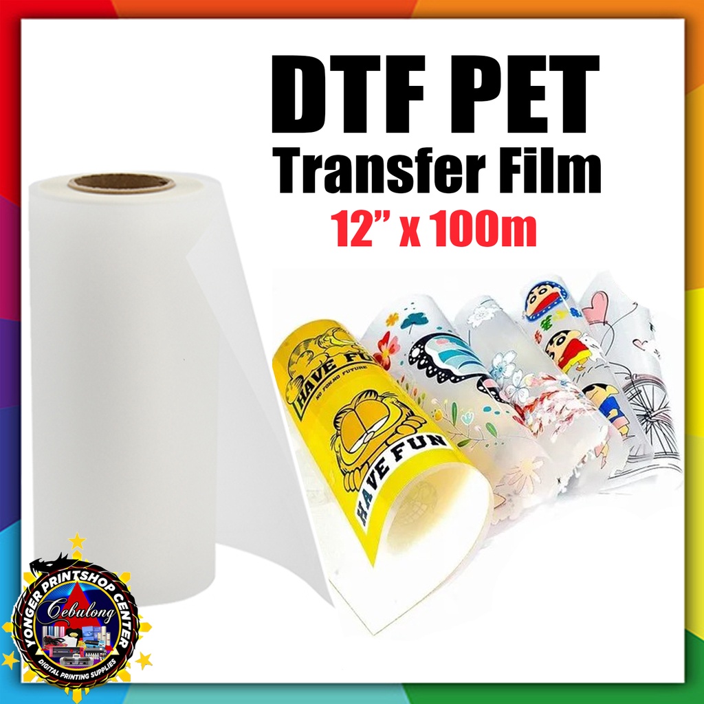 DTF Transfer Film 12" 30cm x 100meter / roll | Shopee Philippines