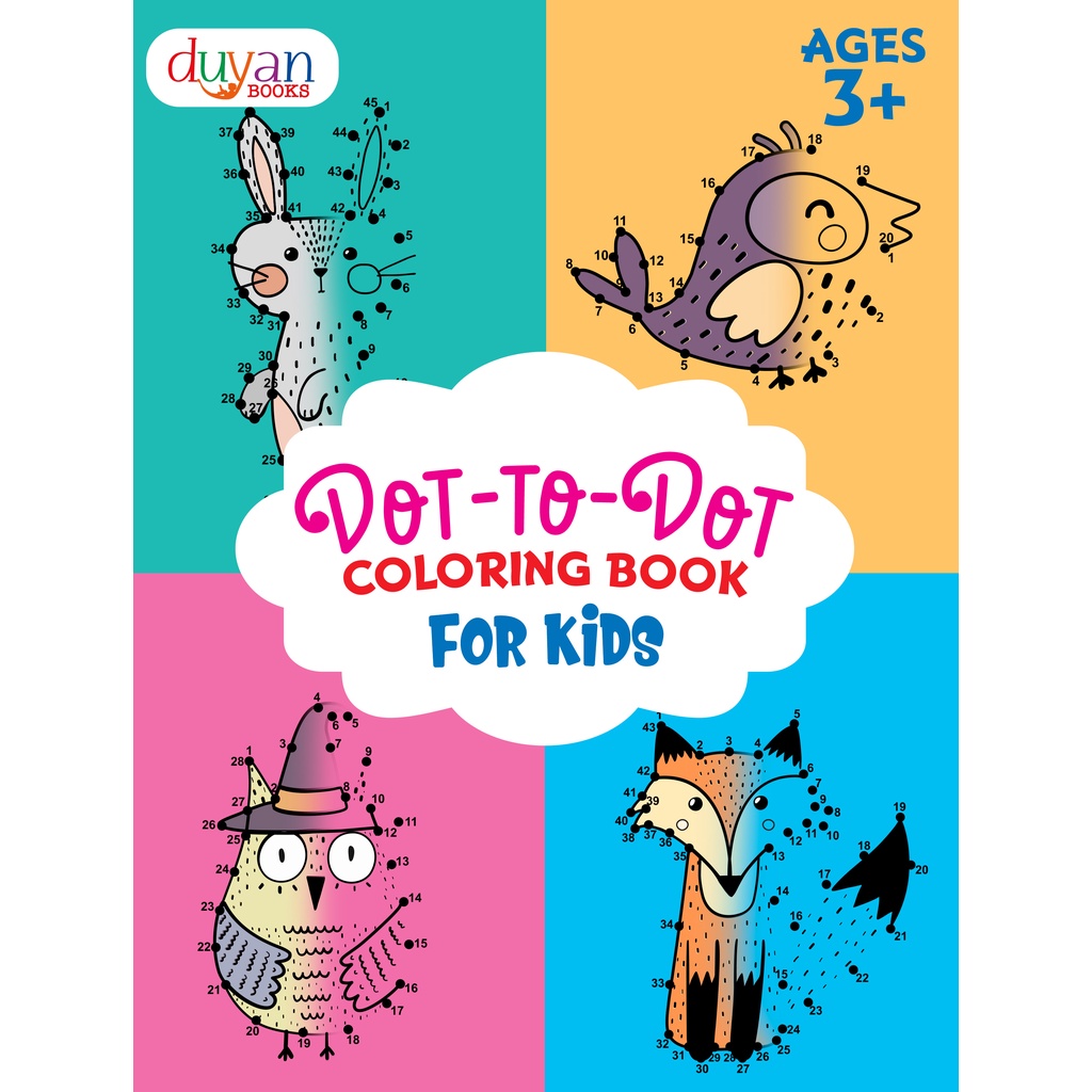 Dot-to-Dot Coloring Book for Kids - Duyan Books | Shopee Philippines