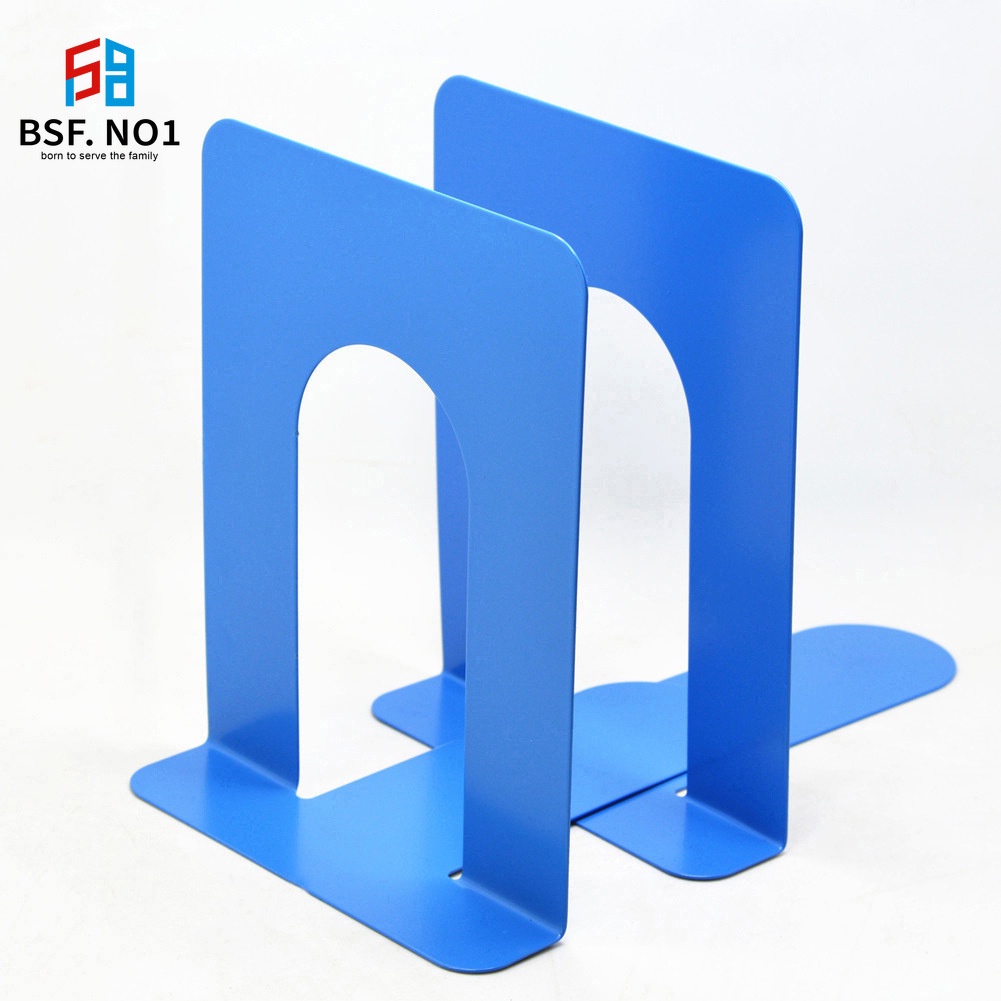 Book Stand 2pcs Bookends Metal Book End Stand Sorted Book Holder Metal ...