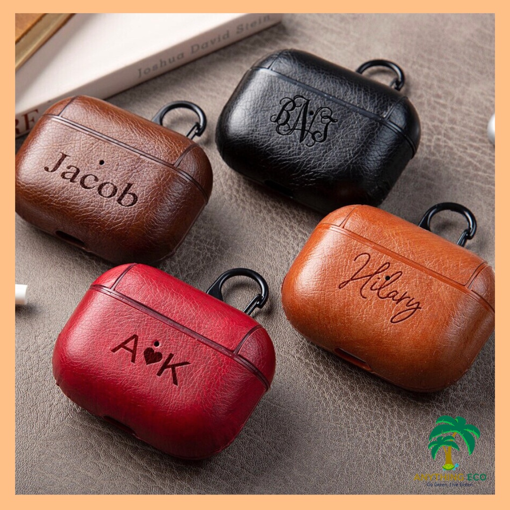 Personalized Leather Airpod Protective Case | Shopee Philippines