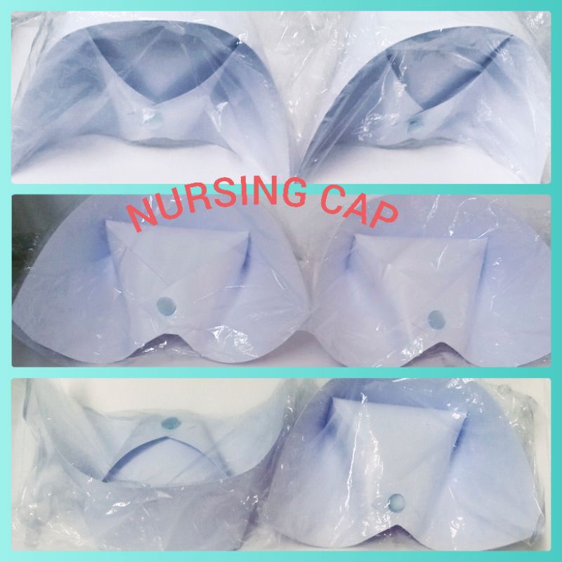 Nursing Cap white ( adult ) | Shopee Philippines