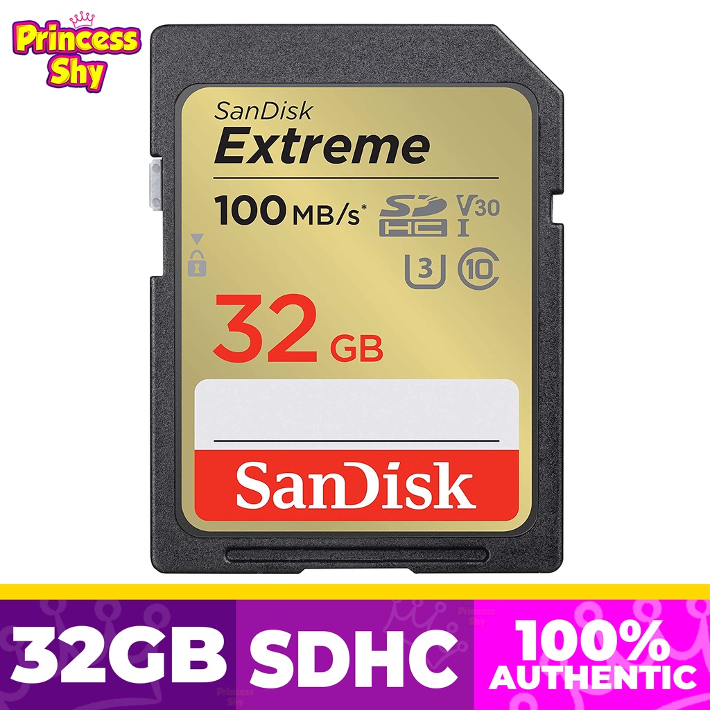 SanDisk Extreme SDHC 32GB Class 10 UHS-I SDSDXVT-032G | Shopee Philippines
