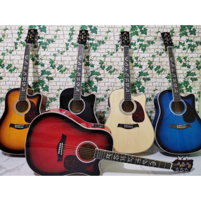 Mavey Acoustic/Electric Guitar | Shopee Philippines