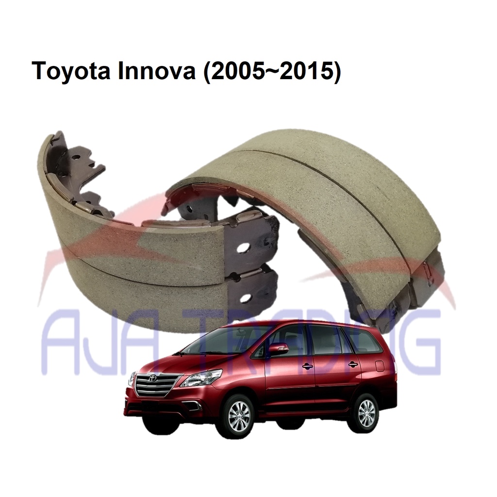 Genuine Akebono Rear Brake Shoe for Toyota (Innova 2005 ~ 2015 ...