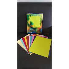1 REAM Colored Paper per Ream 250 Sheets ASSORTED 10 COLORS | Shopee ...