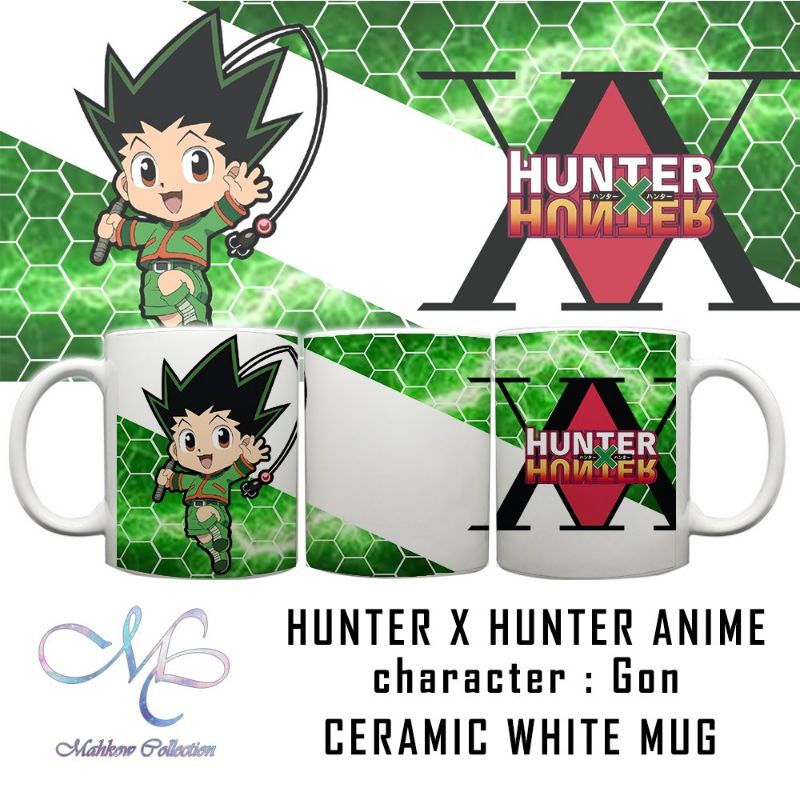 HUNTER X HUNTER - GON ANIME DESIGN white mug | Shopee Philippines
