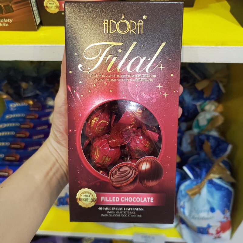 Adora Filal Filled Chocolate Balls 158g | Shopee Philippines