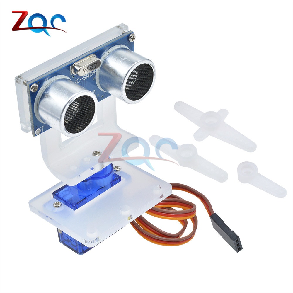 1pcs Ultrasonic Module HC-SR04 + 1pcs 9G SG90 servo motor +1pcs FPV ...