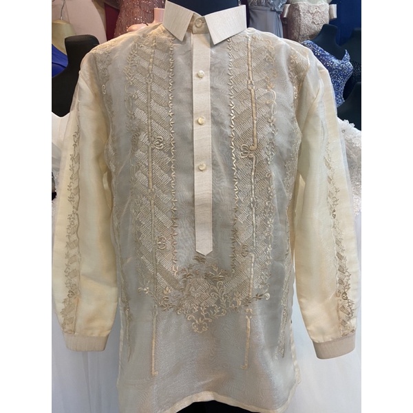 BARONG TAGALOG RAYA ALL OVER EMBROIDERED | Shopee Philippines