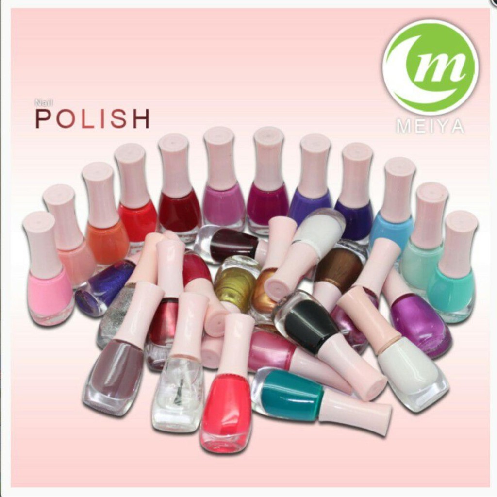 MEIYA 12ml Assorted Color Nail Polish (12pcs.) | Shopee Philippines