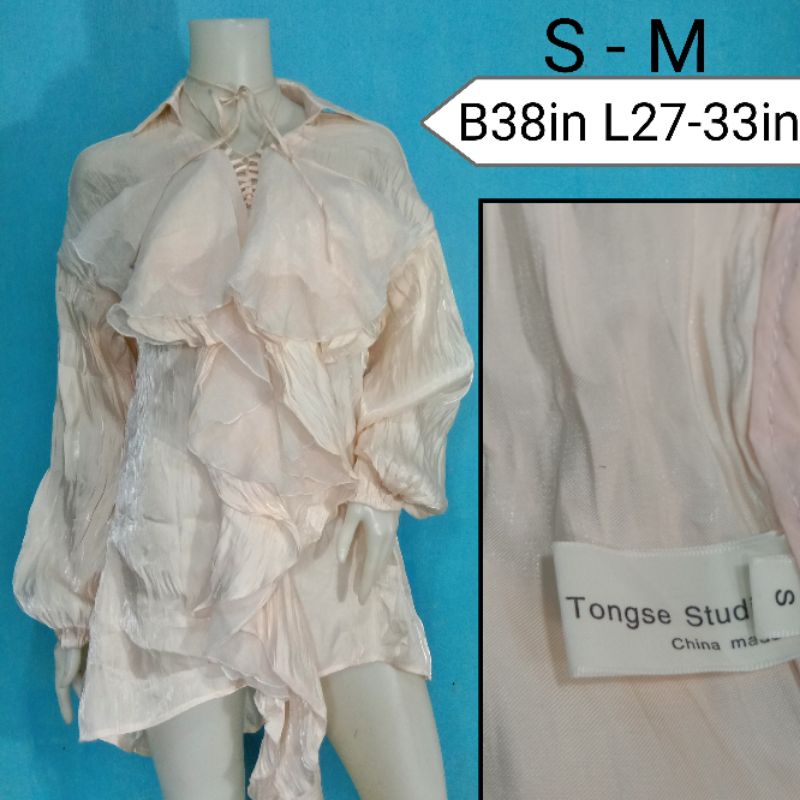 New Style Korean Fashion Party Dress Front Lace Up Big Ruffles Dress ...