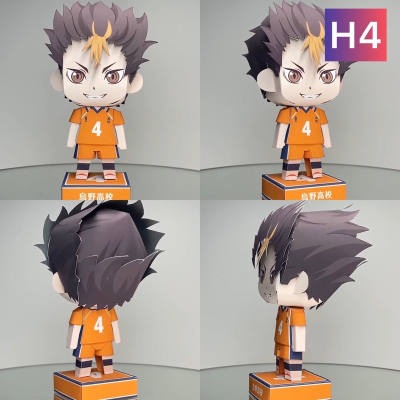 Haikyuu Paper Craft / Paper Anime Action Figure | Shopee Philippines