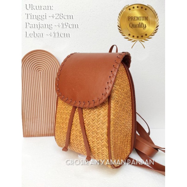 BROWN BRAIDED PANDAN CARRYING BAG woven bag latest ethnic aesthetic ...