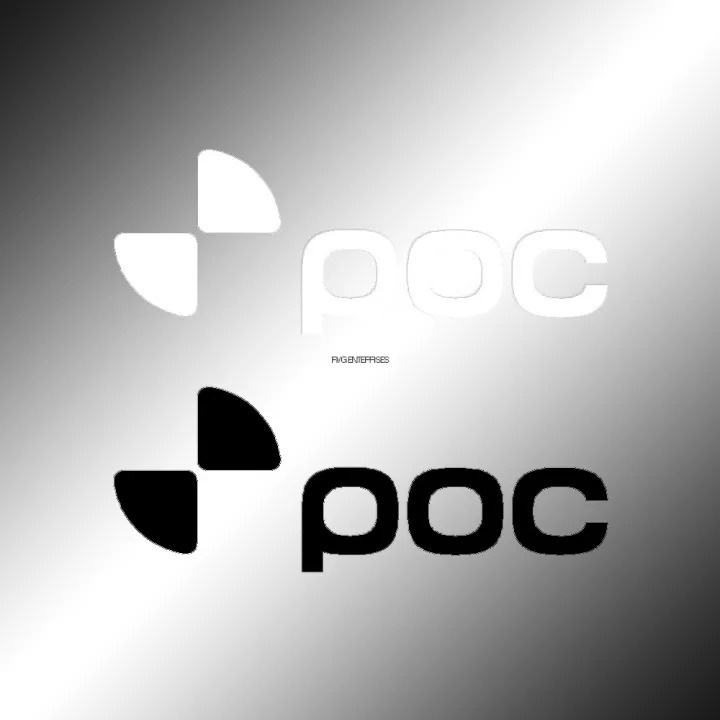 Sticker | 1X POC | Weather Proof die-cut decals | Helmet 3 inches | MTB ...