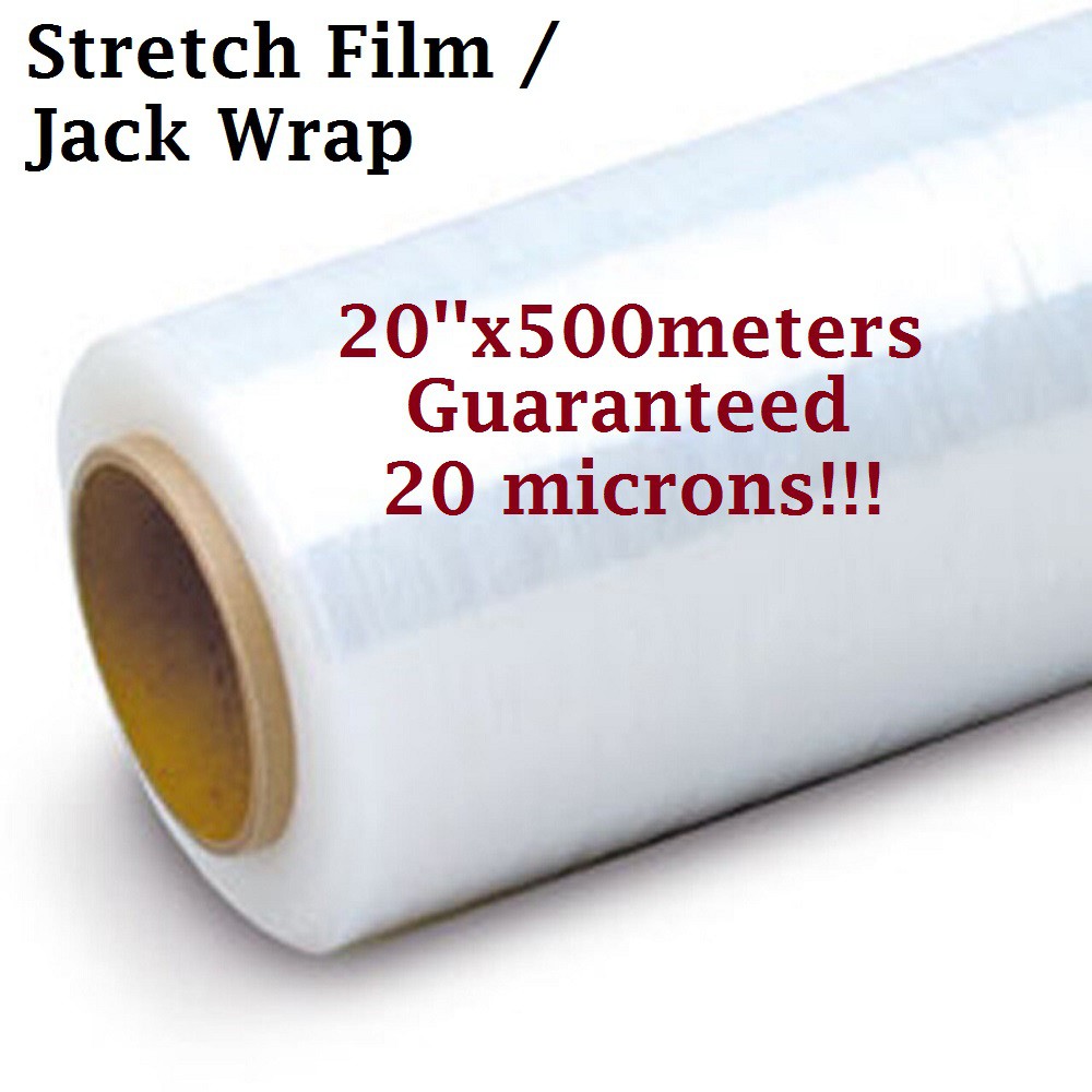 Stretch Film / jack wrap 20''x500m Guaranteed 20 microns | Shopee ...