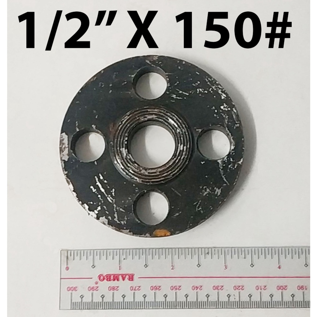 BI SLIP ON FLANGE 1/2" x 150# FLAT FACE BLACK IRON | Shopee Philippines