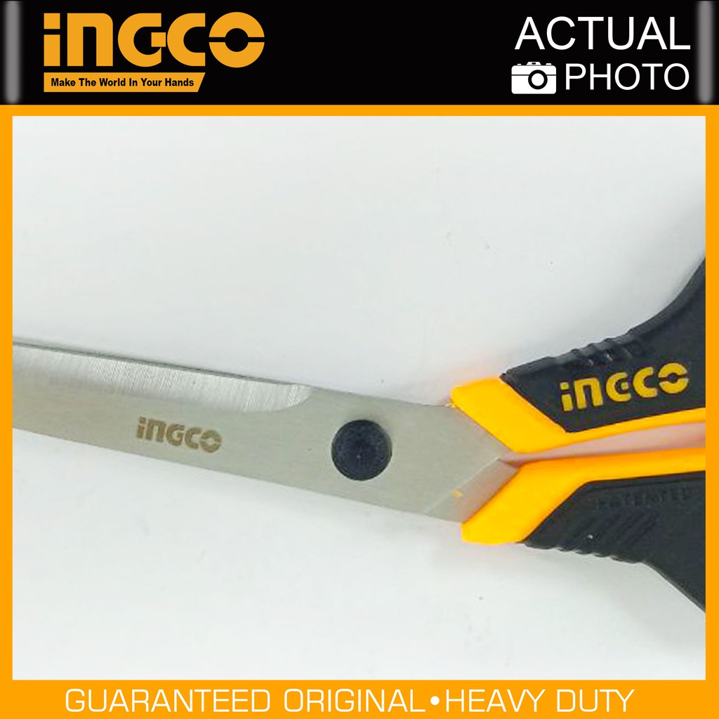Ingco 11-Inch Stainless Steel Scissors HSCRS812801 IHT | Shopee Philippines