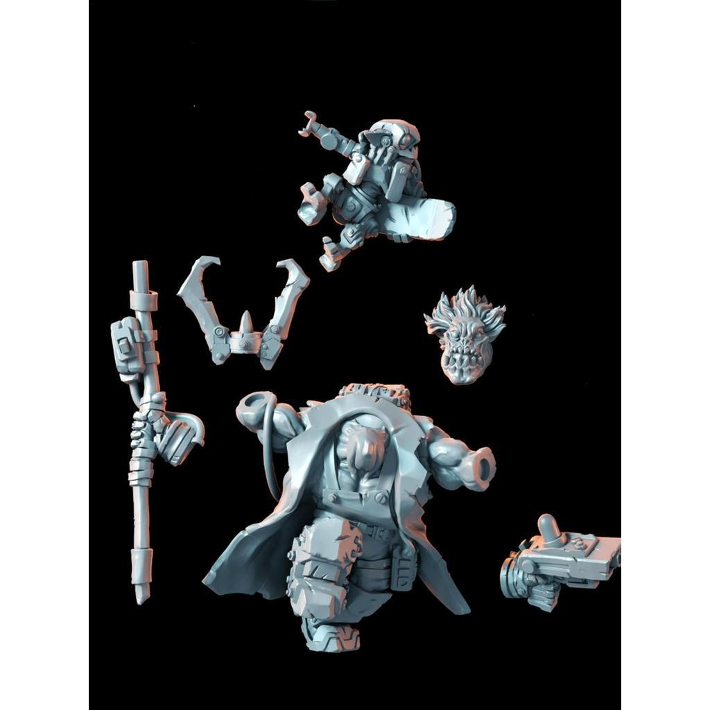 [Board Game Chess Piece DND] Orc Rick and Modi 1/48 White Model 3D ...