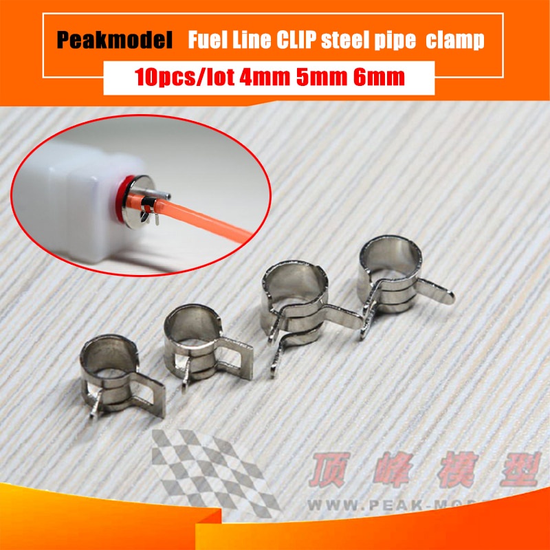 5pcs/lot 4mm 5mm 6mm Fuel Line CLIP steel Fuel Line Retaining Clips ...