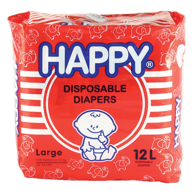 Happy Diaper Large 13 Pieces | Shopee Philippines