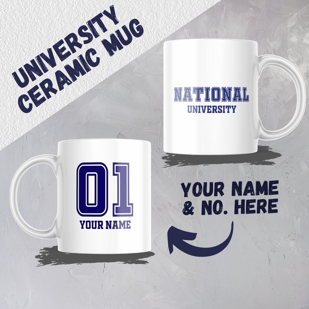 National University | NU School Mug (Ceramic and Magic Mug) | Shopee ...