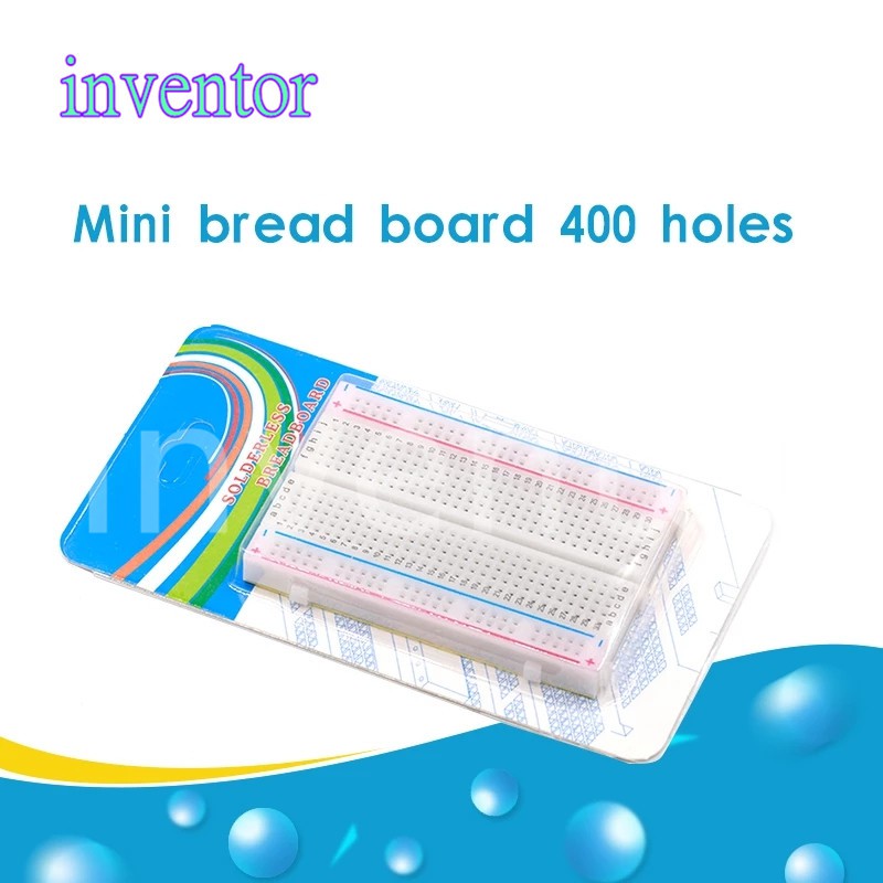 2021 New 400 Tie Points Solderless PCB Breadboard Mini Universal Test ...