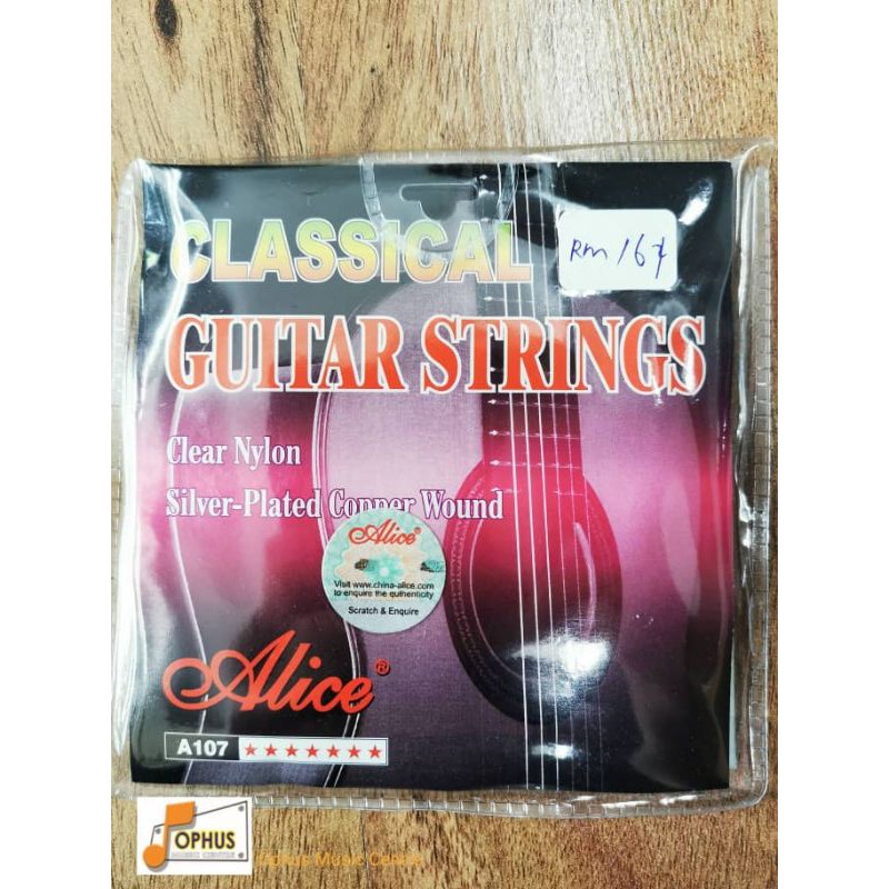 Alice Classical Guitar String (set) | Shopee Philippines