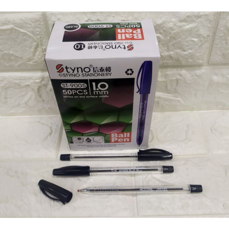 50pcs.STYNO BALL PEN OFFICE (1.0mm) | Shopee Philippines