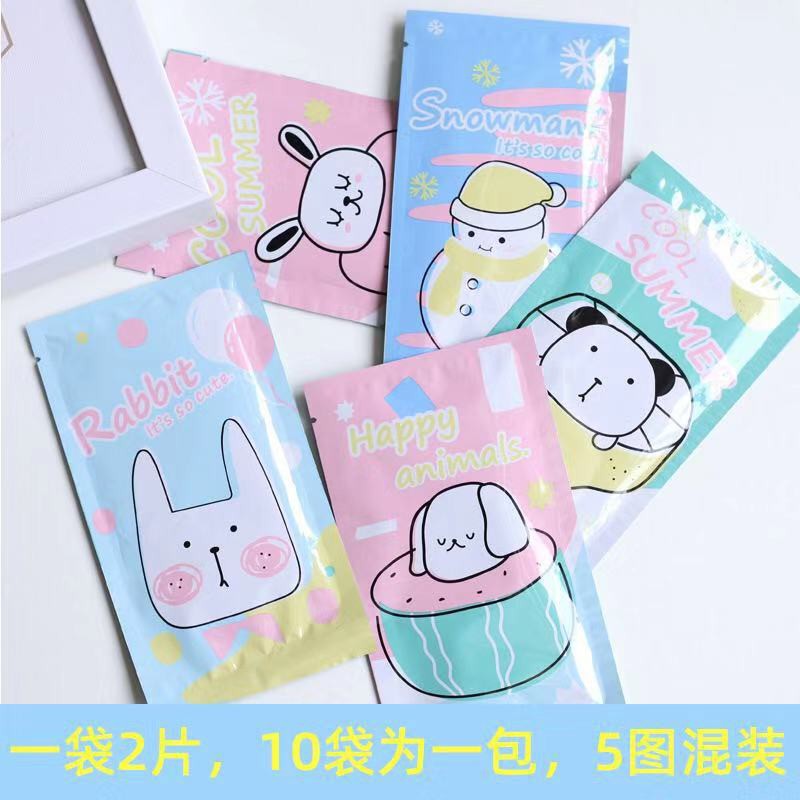 Cool stickers student cute cooling ice stickers summer cooling OEM ...