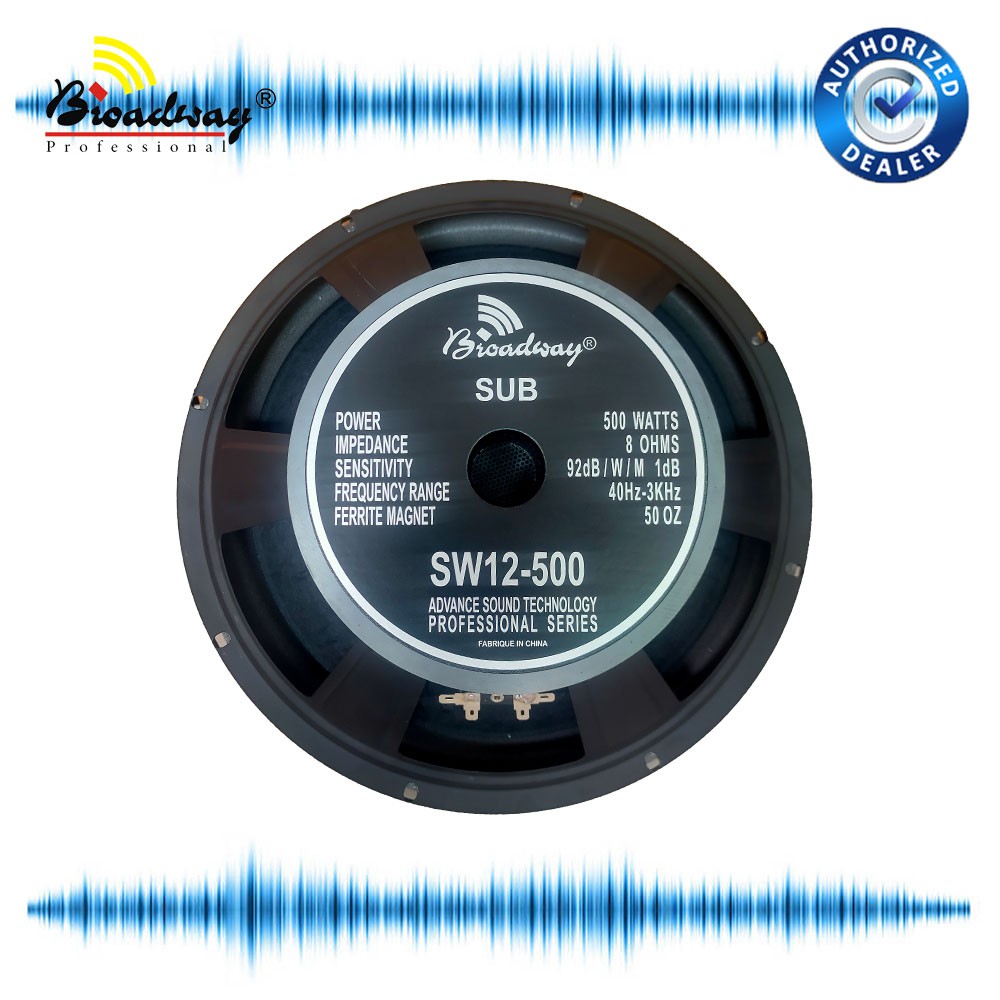 500w 12" Subwoofer Broadway SW12-500 D12 500watts | Shopee Philippines