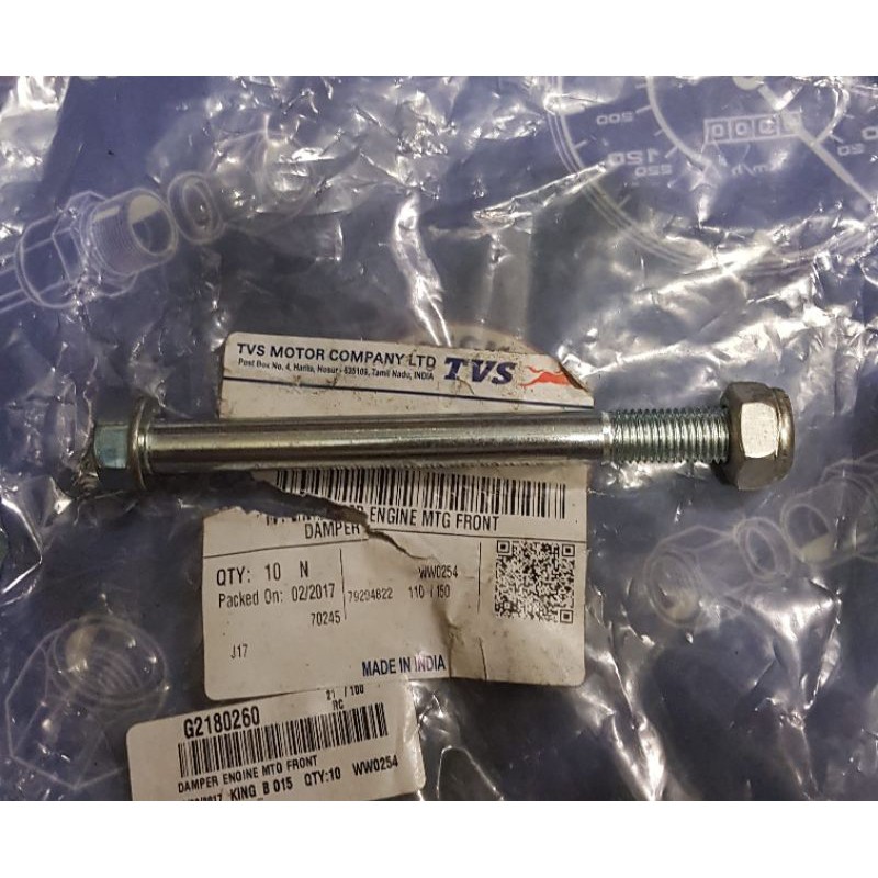 MESIN Bajaj tvs king tvs cargo box tvs front engine mount bolts + nuts ...