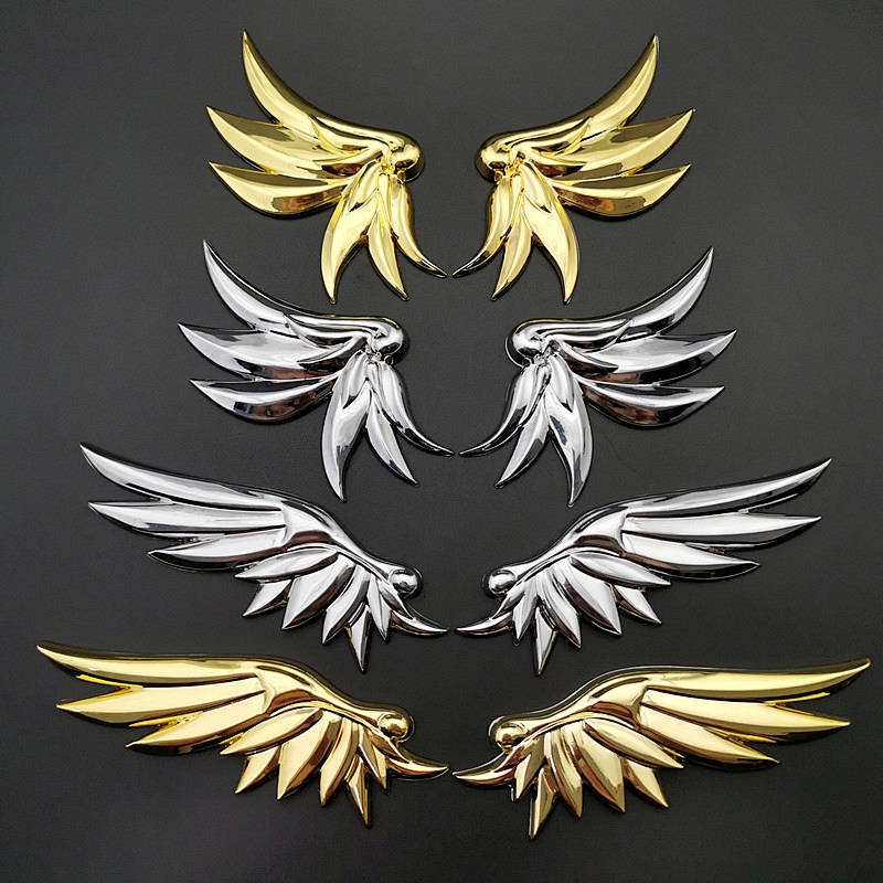 Angel Wings Eagle Wings Metal Sticker Car Car Rear Sticker Car Badge ...
