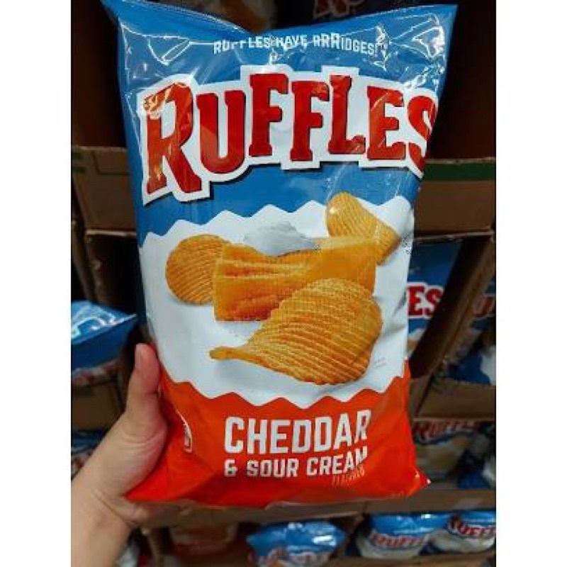 Ruffles / Lays Cheddar & Sour Cream, Sour Cream and Onion, Salt ...