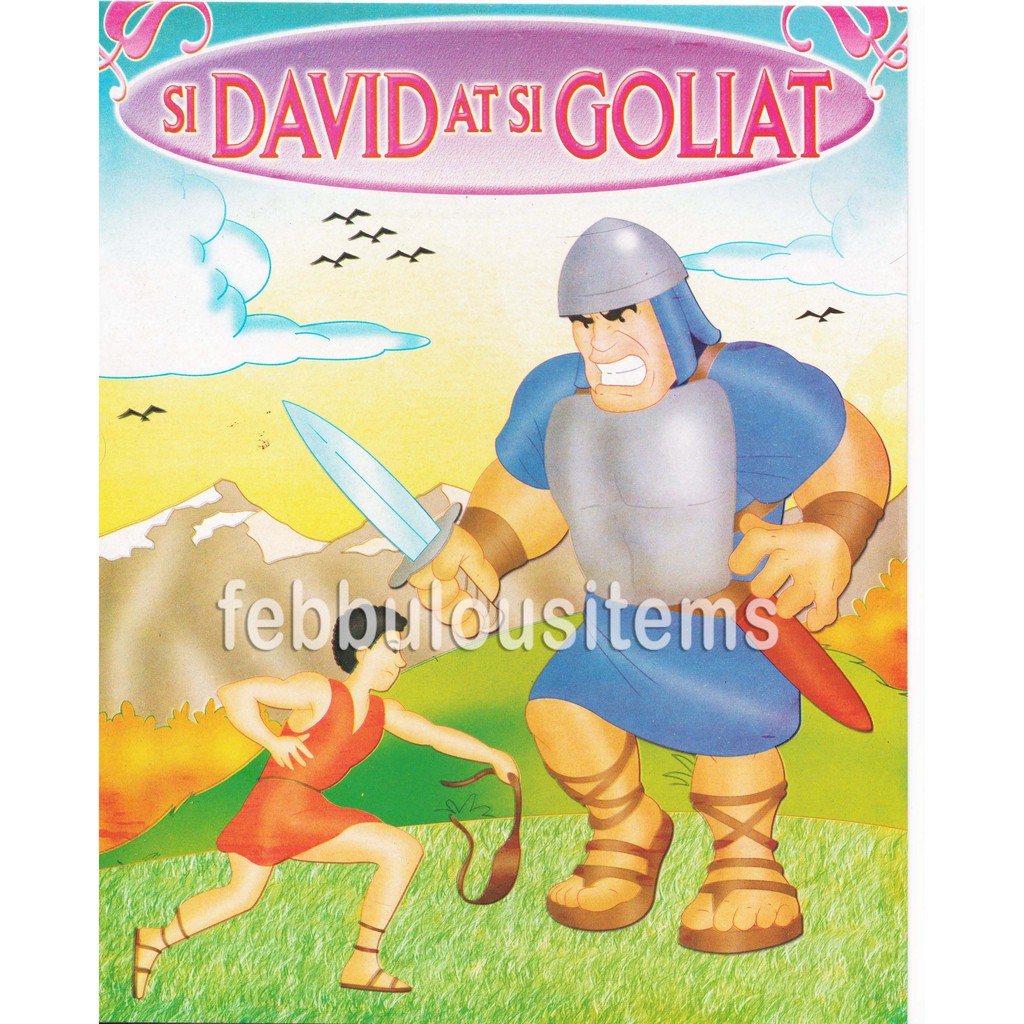 Bible Story Book Coloring Book English Tagalog So David At Si