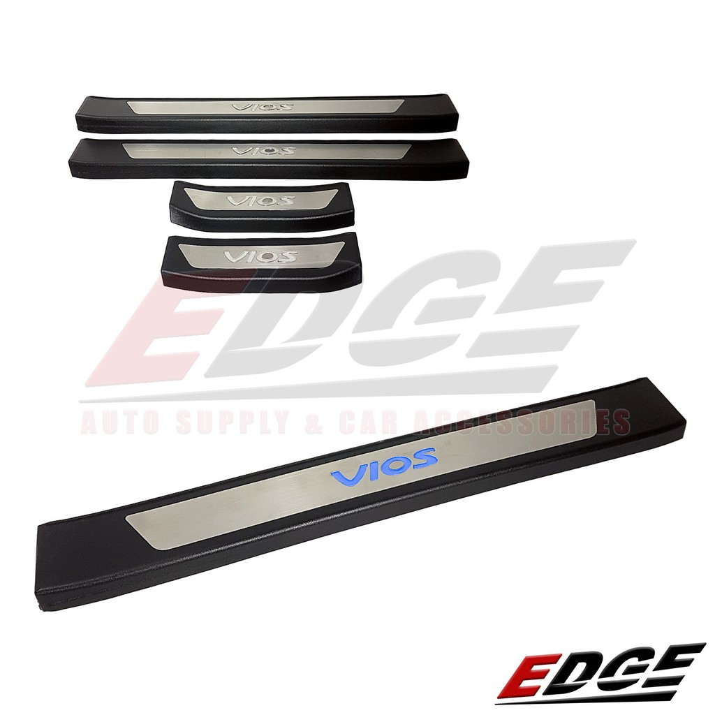 Side/Door Step Sill - Toyota VIOS 2014-2019 - w/ Blue LED - 4pcs/set ...