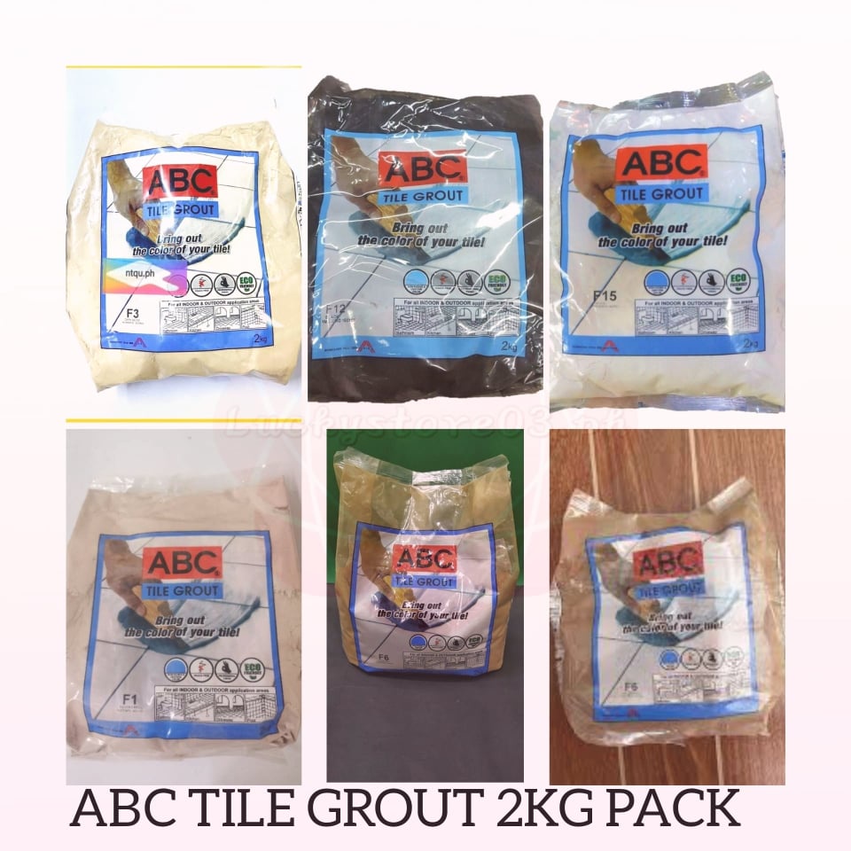 ABC Tile Grout 2kg/pack (Available in different colors) | Shopee ...
