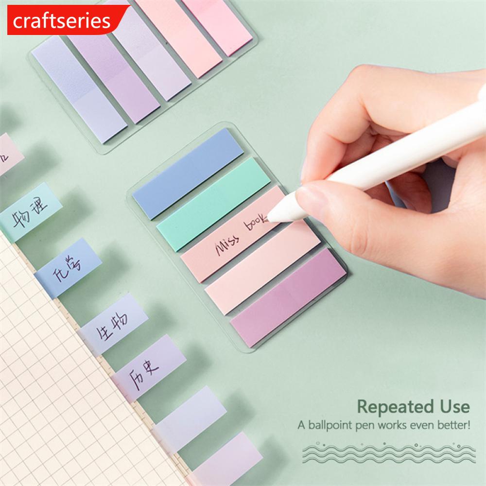 CRAFTSERIES 100Sheets/pack Page Marker Colorful Memo Stickers Sticky ...